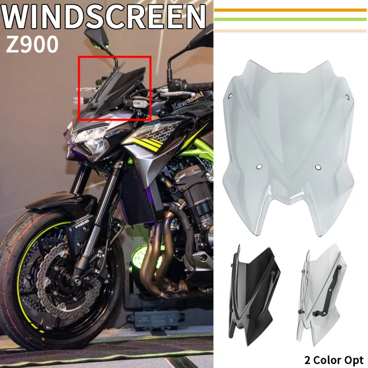 AMARK For Kawasaki Z900 2020 2021 2022 Z 900 Windscreen Windshield ...
