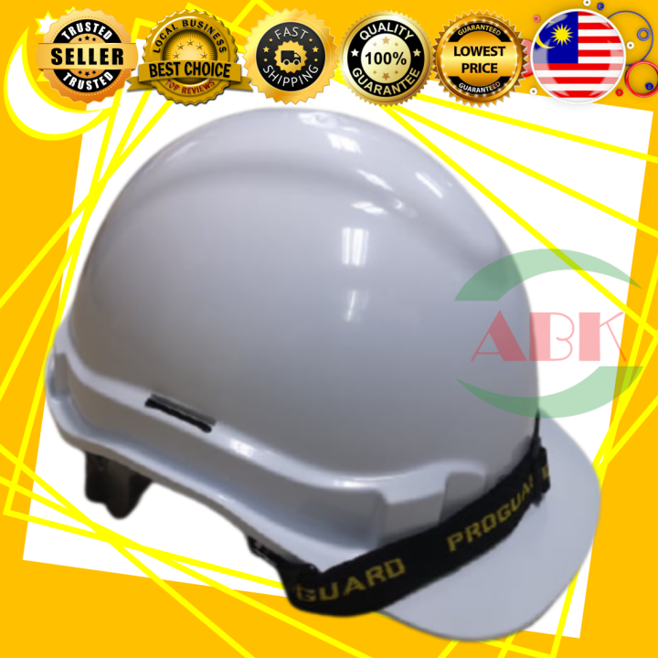 SIRIM PICASAF HEAVY DUTY SAFETY HELMET HEAD PROCTECTION (WHITE) | Lazada