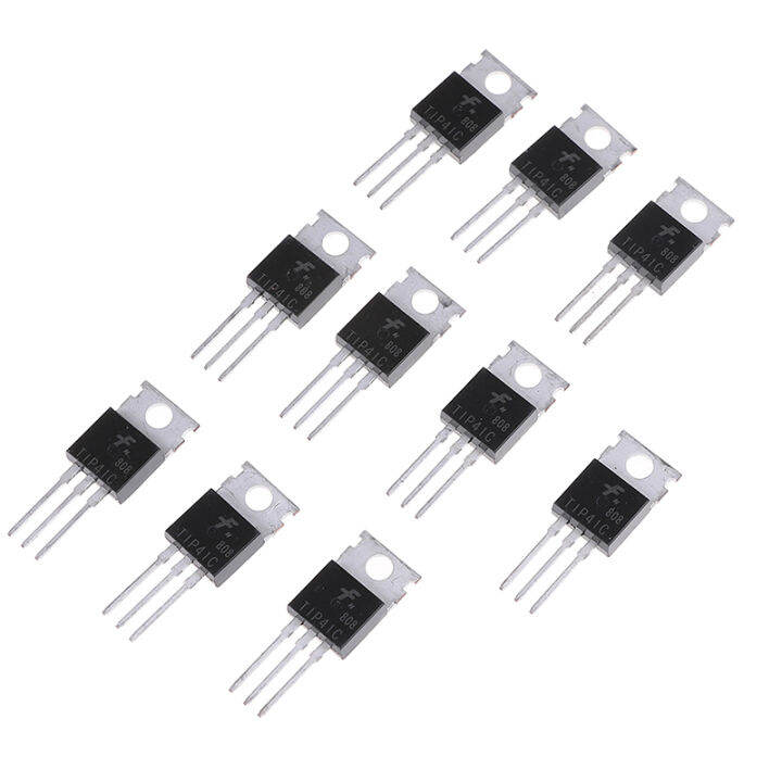 Fulai 10 Buah TIP41C TIP41 Transistor NPN TO-220 Baru dan Kualitas ... Fulai 10 Buah TIP41C TIP41 Transistor NPN TO-220 Baru dan Kualitas ...