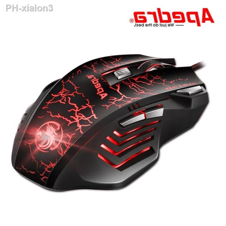 【mouse】 Apedra A7 Wired Gaming Mouse Custom Macro Programming Mouse ...
