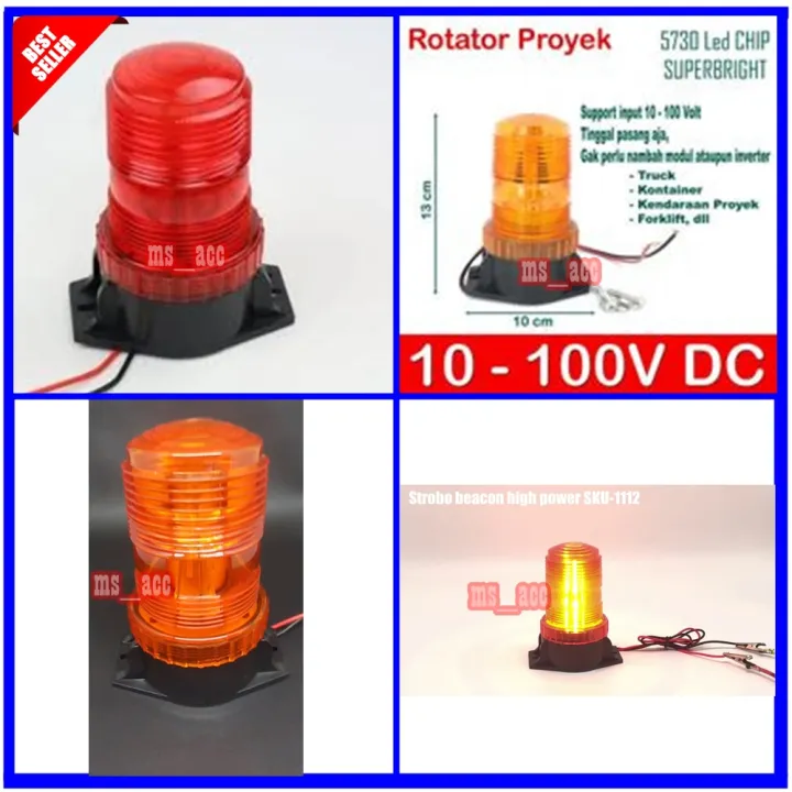 Lampu Rotator Strobo Mobil Proyek Nyala Kuning Waterproof - Lampu ... Lampu Rotator Strobo Mobil Proyek Nyala Kuning Waterproof - Lampu ...
