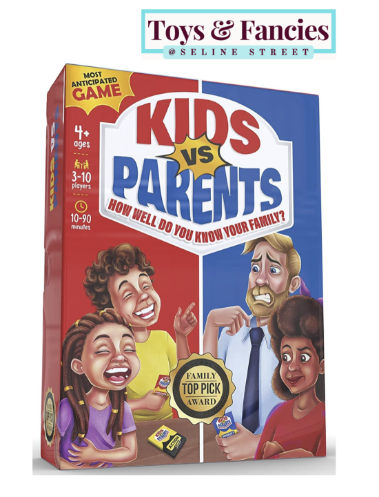 🇺🇸 Kids vs Parents: How Well Do You Know Your Family? Board Game ...