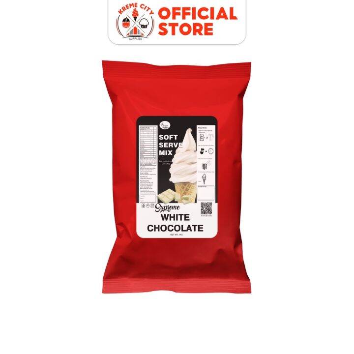Top Creamery Supreme White Chocolate Soft Serve Ice Cream Powder 1kg ...