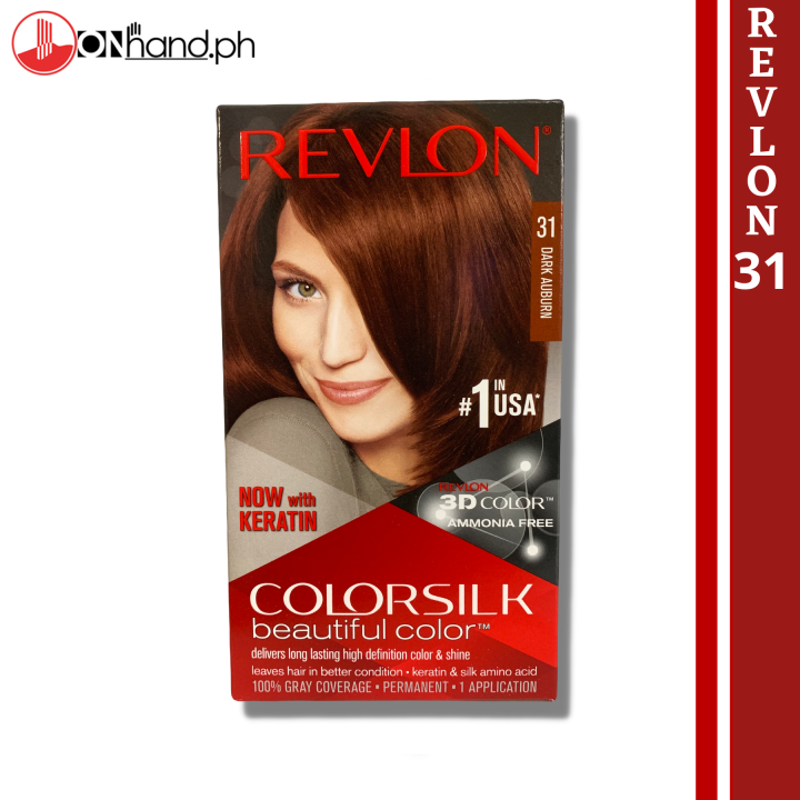 revlon colorsilk Dark Auburn 31 Permanent and Ammonia Free | Lazada PH