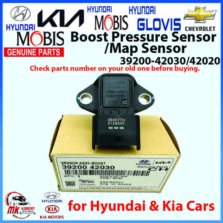 [GENUINE] Boost Pressure Sensor/Map Sensor for Hyundai & Kia Cars ...