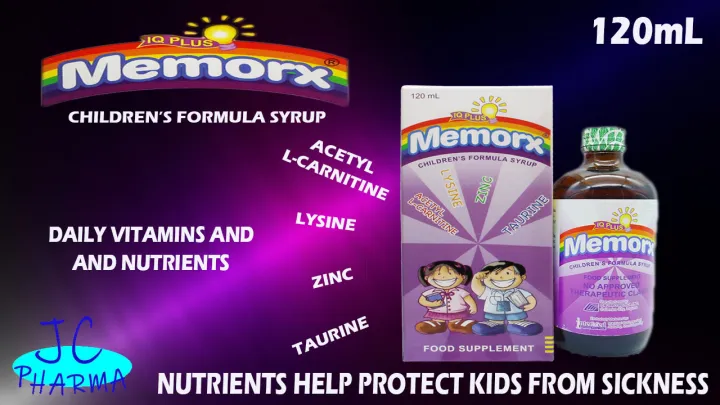 AUTHENTIC MEMORX CHILDREN'S FORMULA SYRUP (120 mL) | Lazada PH