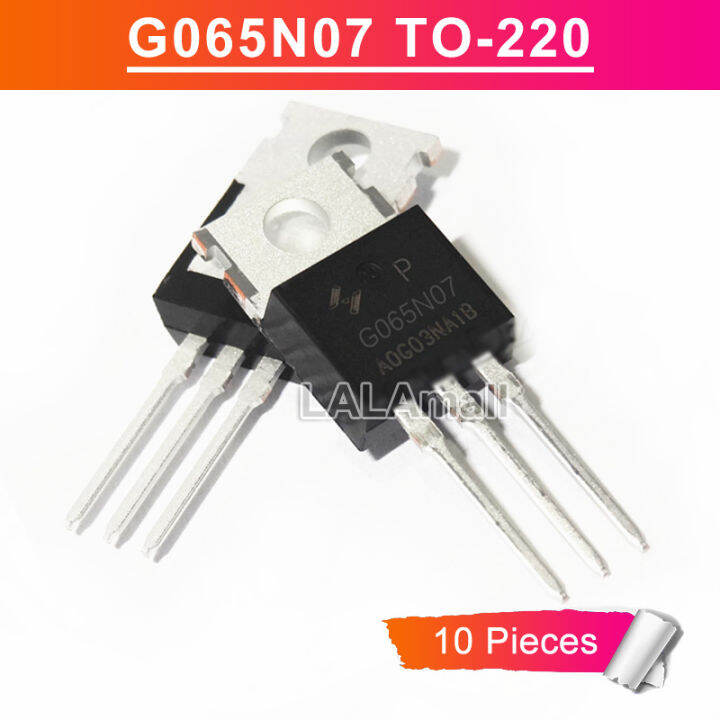 10pcs G065N07 TO-220 HYG065N07NS1P GO65N07 TO220 70V/100A N-channel ...