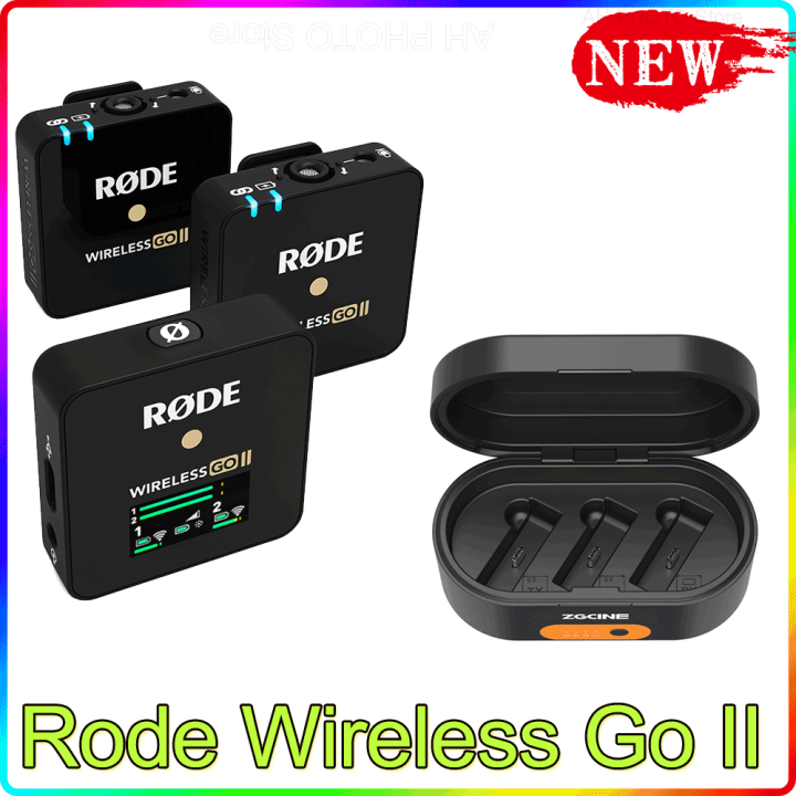 Rode Wireless Go II GO2 Wireless Lavalier Dual Channel Mic RX 2TX ...
