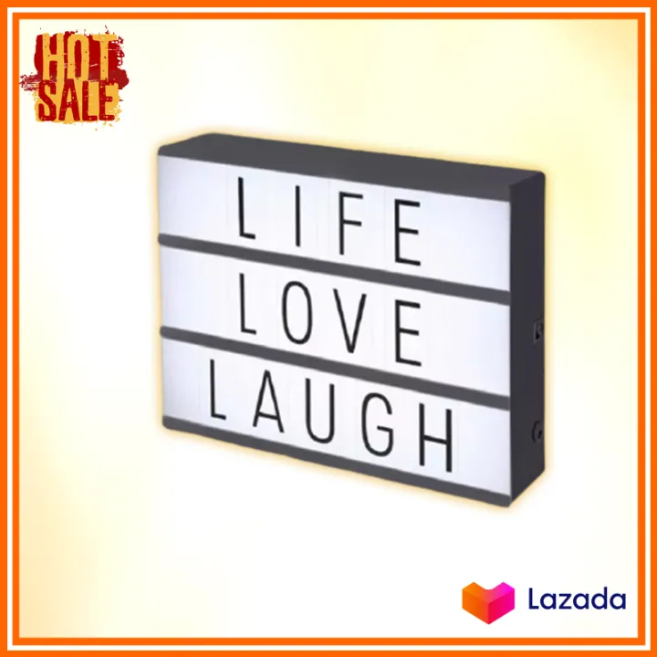 Letter Box Sign Message Board Cinematic Led Light Box Marquee Light Box ...