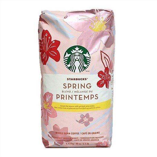 STARBUCKS SPRING BLEND PRINTEMPS เมล็ดกาแฟสตาร์บัคส์ อาราบิก้าแท้ 100% ...