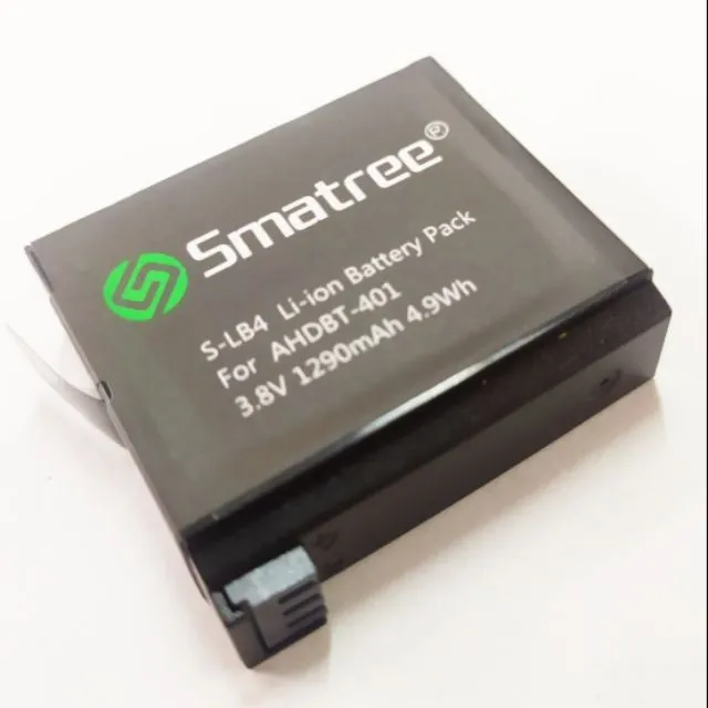 Smatree Brand Battery for GoPro Hero 4 (FREE Case) | Lazada PH