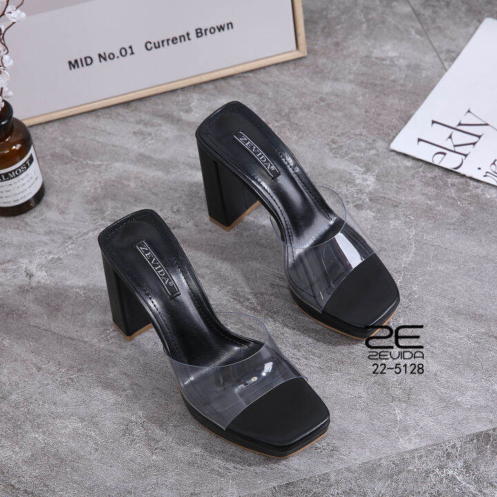 รองเท้าแฟชั่น รองเท้าผู้หญิง รองเท้าส้นตึก 22-5128 | Lazada.co.th