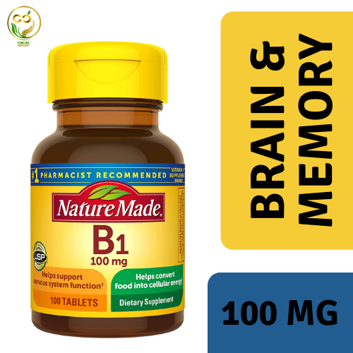 Nature Made B1 100 mg 100 Tablets | Lazada PH