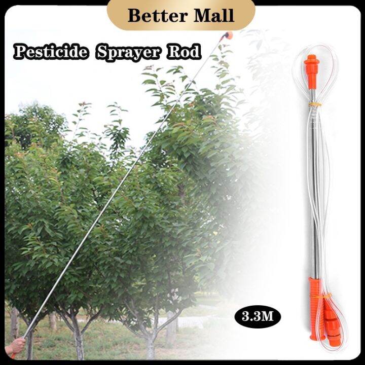 3.3m Pesticide Sprayer Rod for Hand Pressure Sprayer Retractable Garden ...