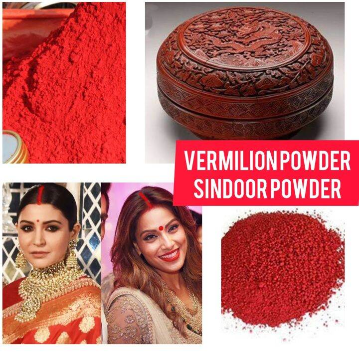 Sindoor Powder Vermilion Powder Vermillion Powder Scarlet Pigment ...
