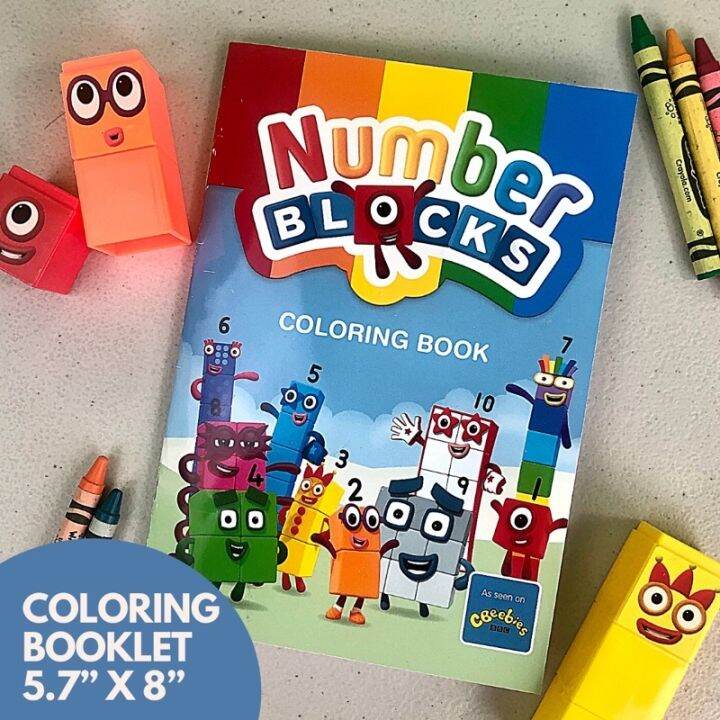 Numberblocks Number Blocks Coloring Book Booklet | Lazada PH