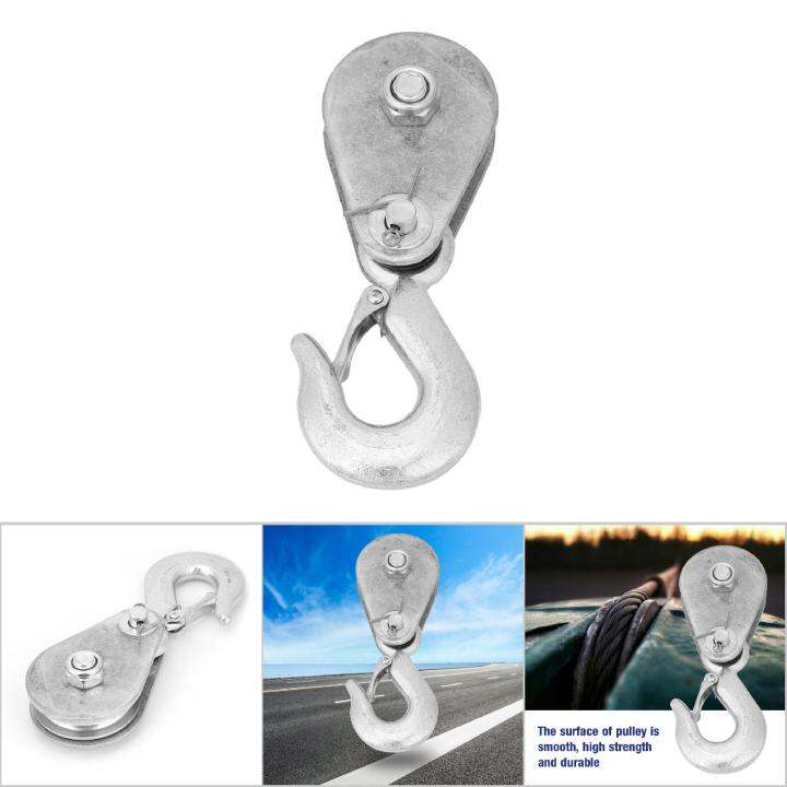 Pulley Block 1Pcs High Strength Steel Single Wheel Lifting Rope Pulley ...
