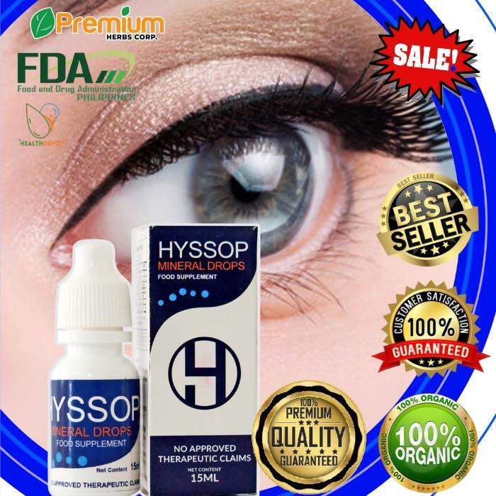 100 ORIGINAL FDA APPROVED Hyssop Mineral Drop Food Supplement | Lazada PH