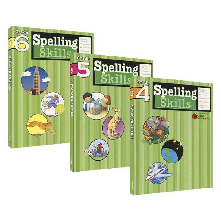 Harcourt family learning - spelling skills grade 4-6 | Lazada.co.th