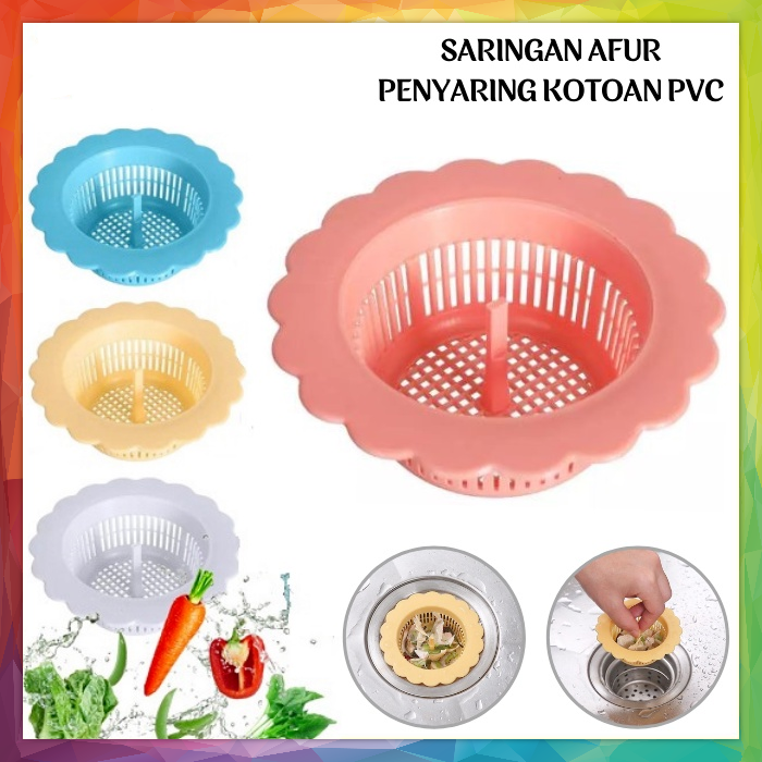 Saringan Afur Bak Cuci Piring PVC Penyaring Kotoran / Penutup Lubang ...