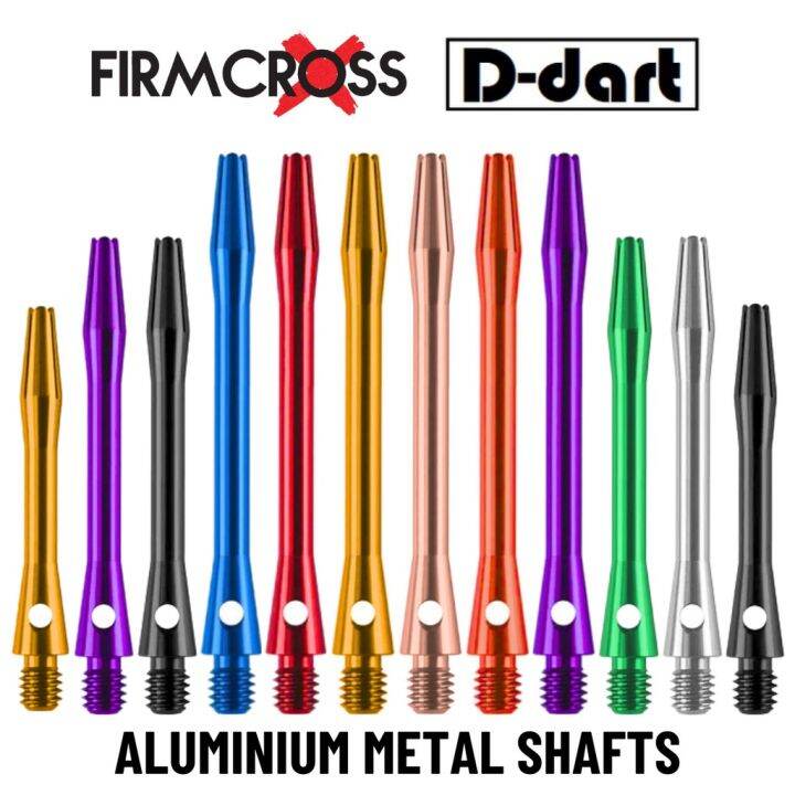 FIRMCROSS METAL DARTS SHAFT - 9 COLORS ALUMINIUM DART SHAFT/STEM FOR ...