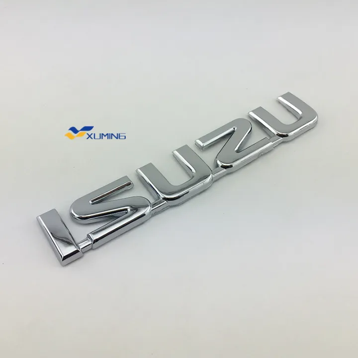 14.3X2.5cm 3D Rear emblem sticker for Isuzu D-max Dmax Car back trunk ...