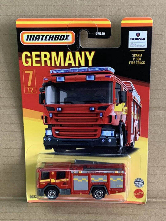 Matchbox Germany Scania P360 Fire Truck | Lazada Indonesia