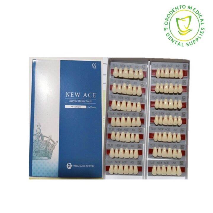 New Ace Acrylic Resin Teeth Shade A3 TL4 TL5 TL6 | Lazada PH
