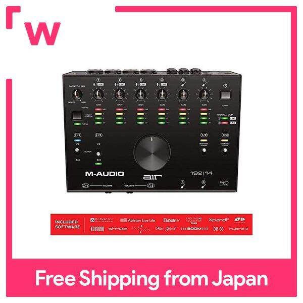 M-Audio USB/USB-C compatible 8-in/4-out audio interface/MIDI interface ...