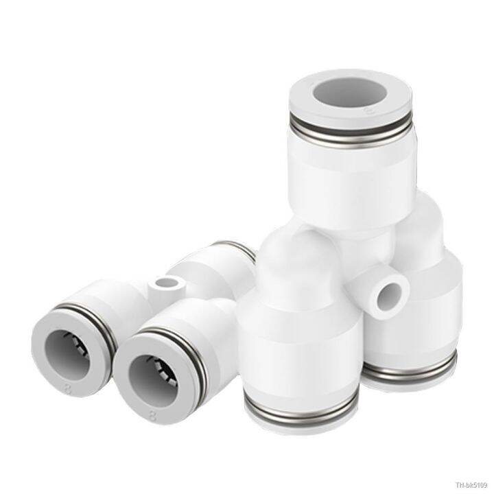 ஐ PY PW Pneumatic Quick Connect Tee Y Joint 4mm 6mm 8mm 10mm 12mm 14mm ...