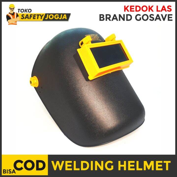 TOPENG LAS / HELM LAS / KEDOK LAS / WELDING HELMET GOSAVE | Lazada ...