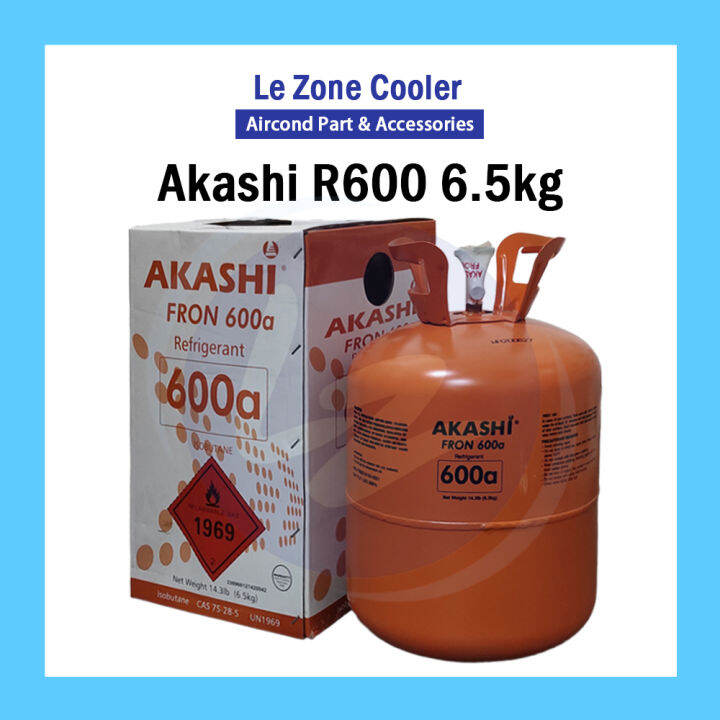 Akashi R600a Gas R600 Gas Refrigerator Gas Aircond Gas 6.5kg | Lazada