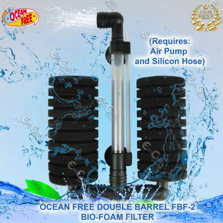 Ocean-Free FBF-2 Stick-to-Glass Sponge Filter Bio-Foam Aquarium Filter ...