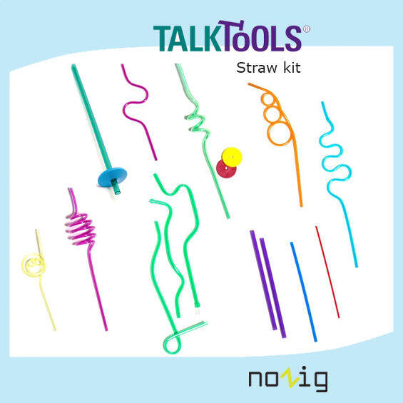 TalkTools Original Straw Kit For Oral Motor Therapy Speech Delay Autism | Lazada