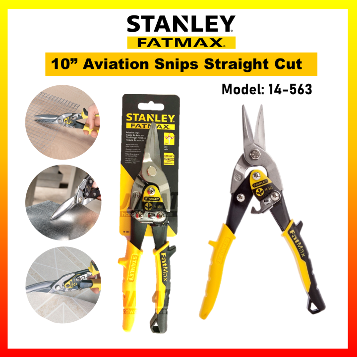 STANLEY Fatmax 10" Aviation Snips Straight Cut 14-563 | Lazada