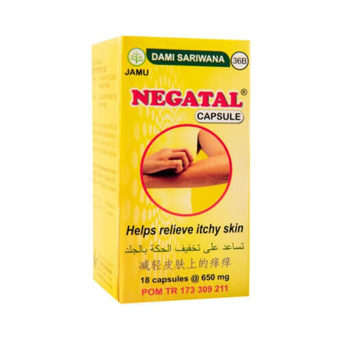 Negatal Ne gatal Kapsul botol 18 kapsul Obat gatal Obat Negatal ...