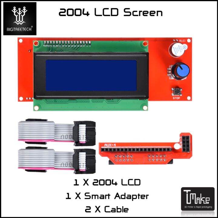 2004 LCD Display 3D Printer Reprap Controller Ramps 1.4 LCD 2004 Module ...