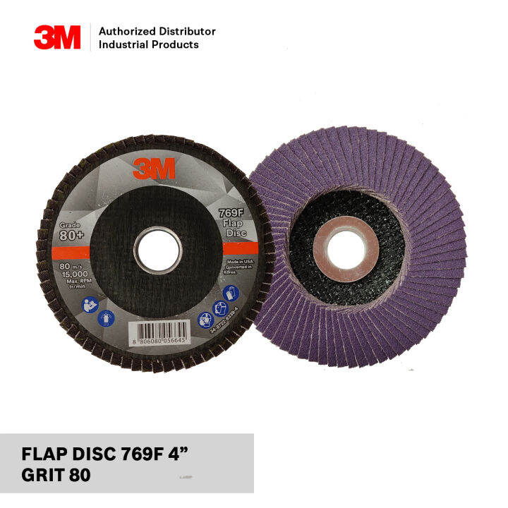 3M 769F FLAP DISC p80 100MM X 16MM 4INCHES | Lazada PH