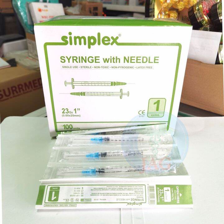 Disposable Syringe 1cc, 3cc, 5cc, 10cc (5 PCS) | Lazada PH