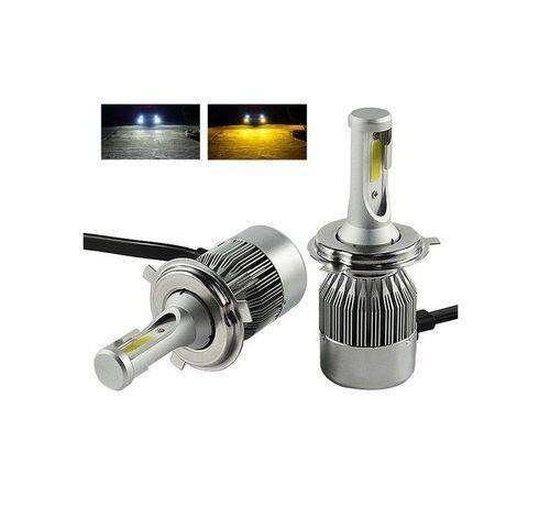 9006 HB4 LED C6 Twin Color HID Headlamp 360 degree 12-24V COB LED ...