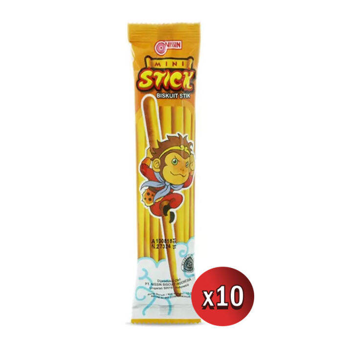 Nissin Mini Stick Biskuit 13g x 10 pak | Lazada Indonesia
