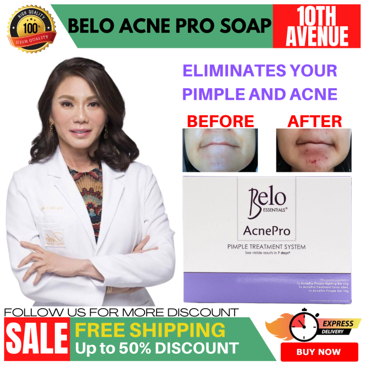 🧼🧼Belo Acne Pro Pimple-Fighting Bar 65g • Eliminates pimples and body ...