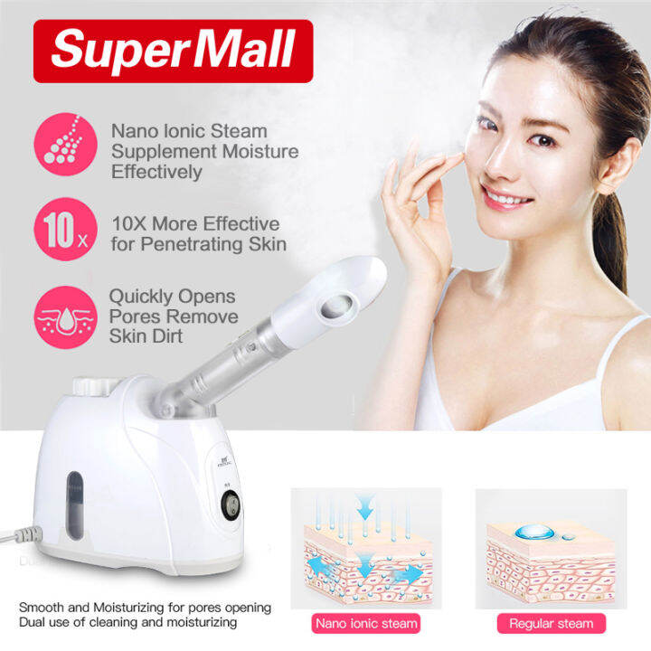 BISA COD Facial Steamer Alat Facial Sauna Steam Uap Spa Steamer Wajah ...