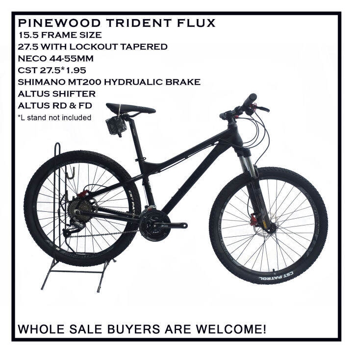 PINEWOOD TRIDENT FLUX 27.5 MOUNTAIN BIKE BICYCLE MOUNTAINBIKE MTB ...