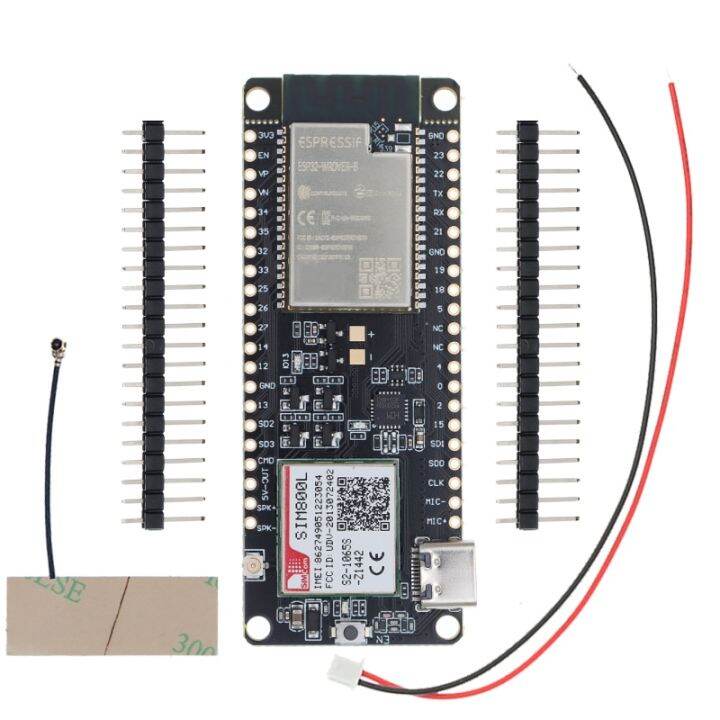 Ttgo T Call Ch9102f V1 4 Esp32เสาอากาศโมดูลซิมไร้สายโมดูล Sim800l ซิม
