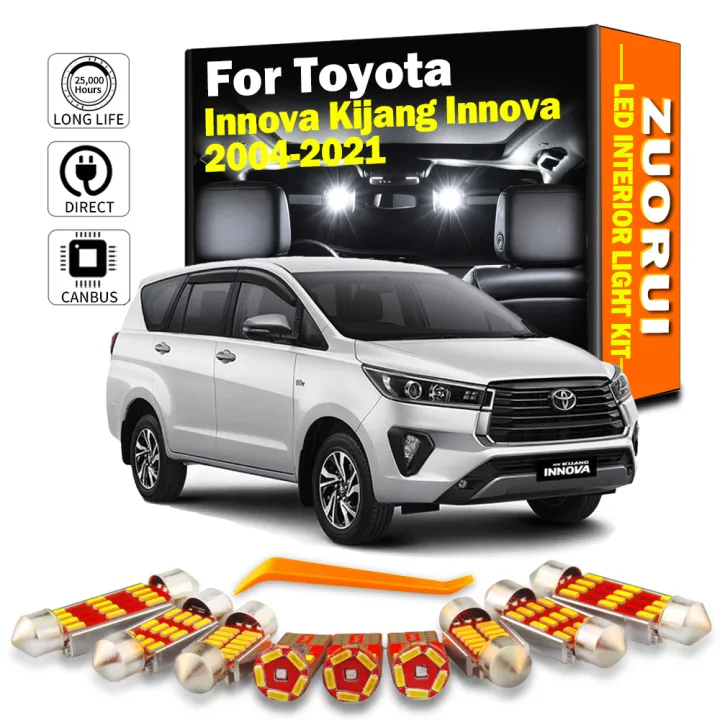 ZUORUI Canbus Car LED Interior Dome Map Light Kit For Toyota Innova ...