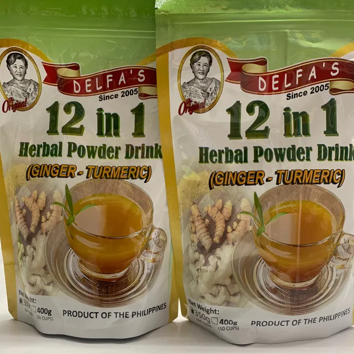 Delfa’s Turmeric 12 in 1 Herbal Powder Drink | Lazada PH