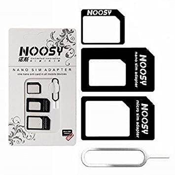 Noosy 3 in 1/3in1 Nano/Micro/Standard Sim Card Adapter/Sim Pin/Sim ...