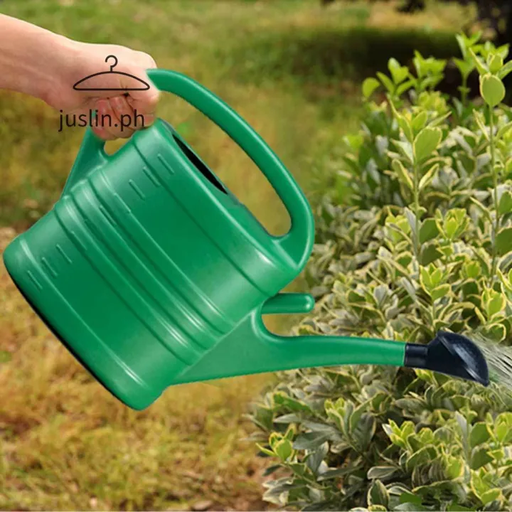 5L Plastic Watering Can Garden Essential Watering Can Indoor Outdoor ...
