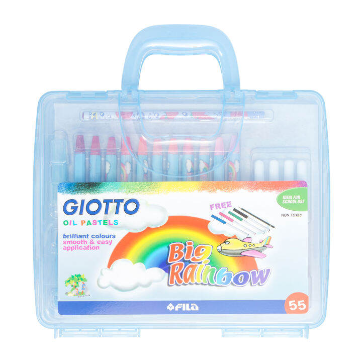 Giotto Oil Pastel Case 55 Colors | Lazada Indonesia